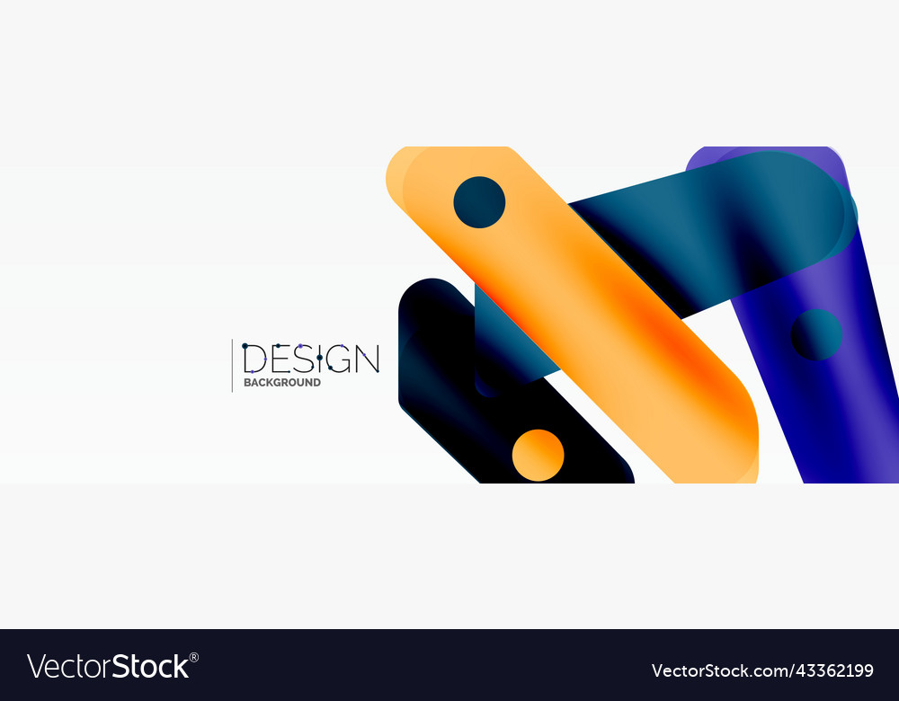 Tech minimal geometric wallpaper creative Vector Image