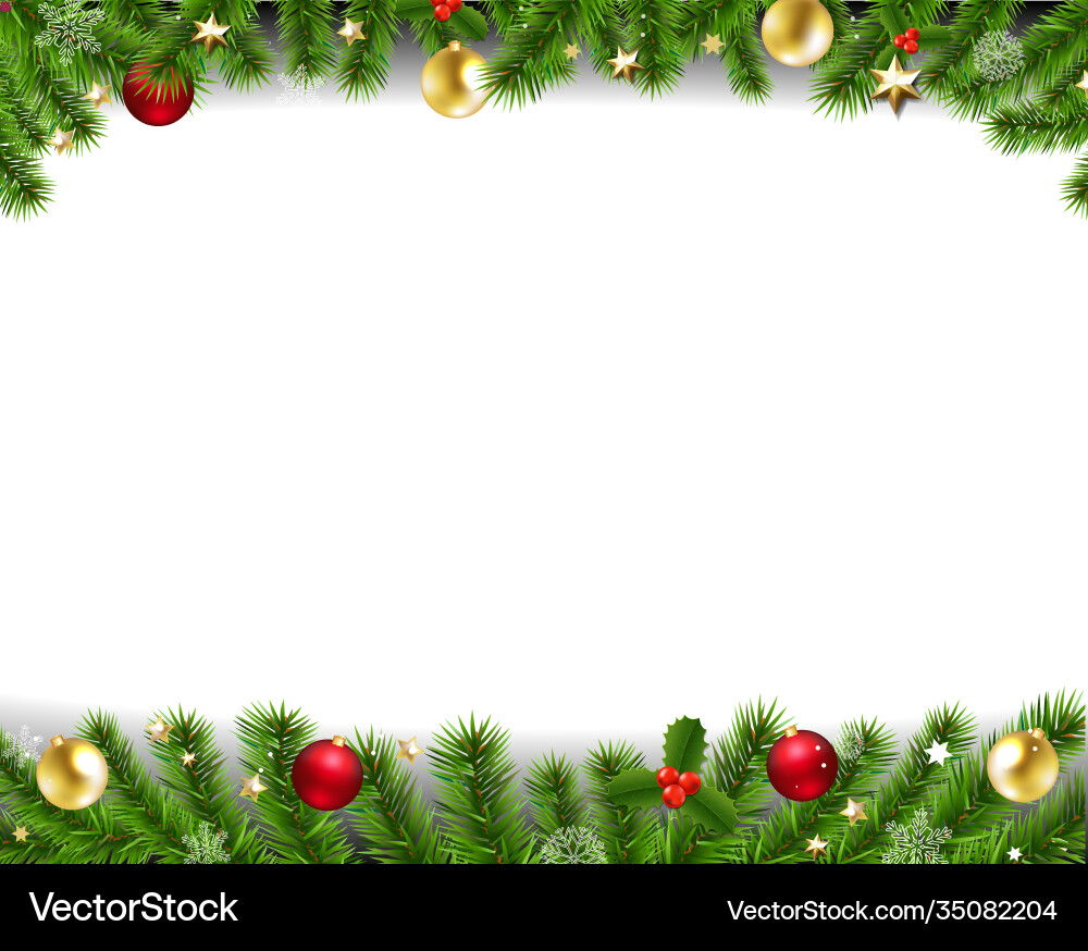 Happy new year card border background Royalty Free Vector