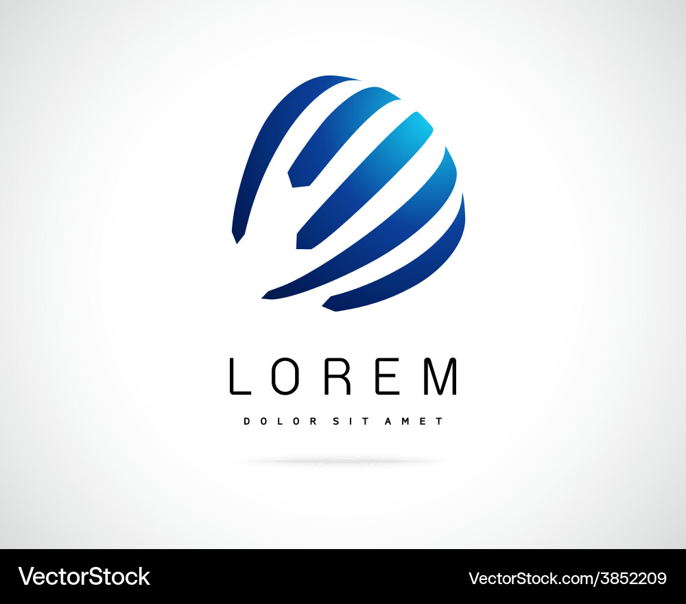 Abstract Logo Design Template Royalty Free Vector Image