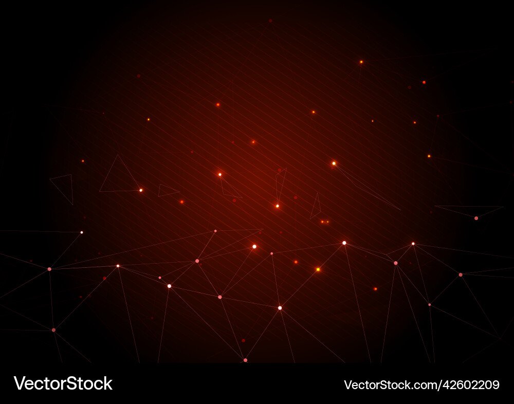 Abstract triangle plexus geometric shape Vector Image