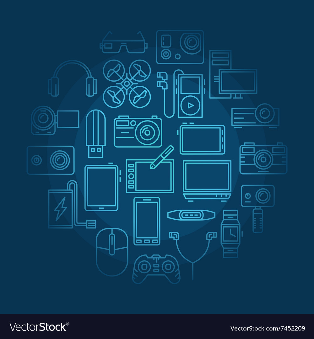 Electronics Royalty Free Vector Image - VectorStock
