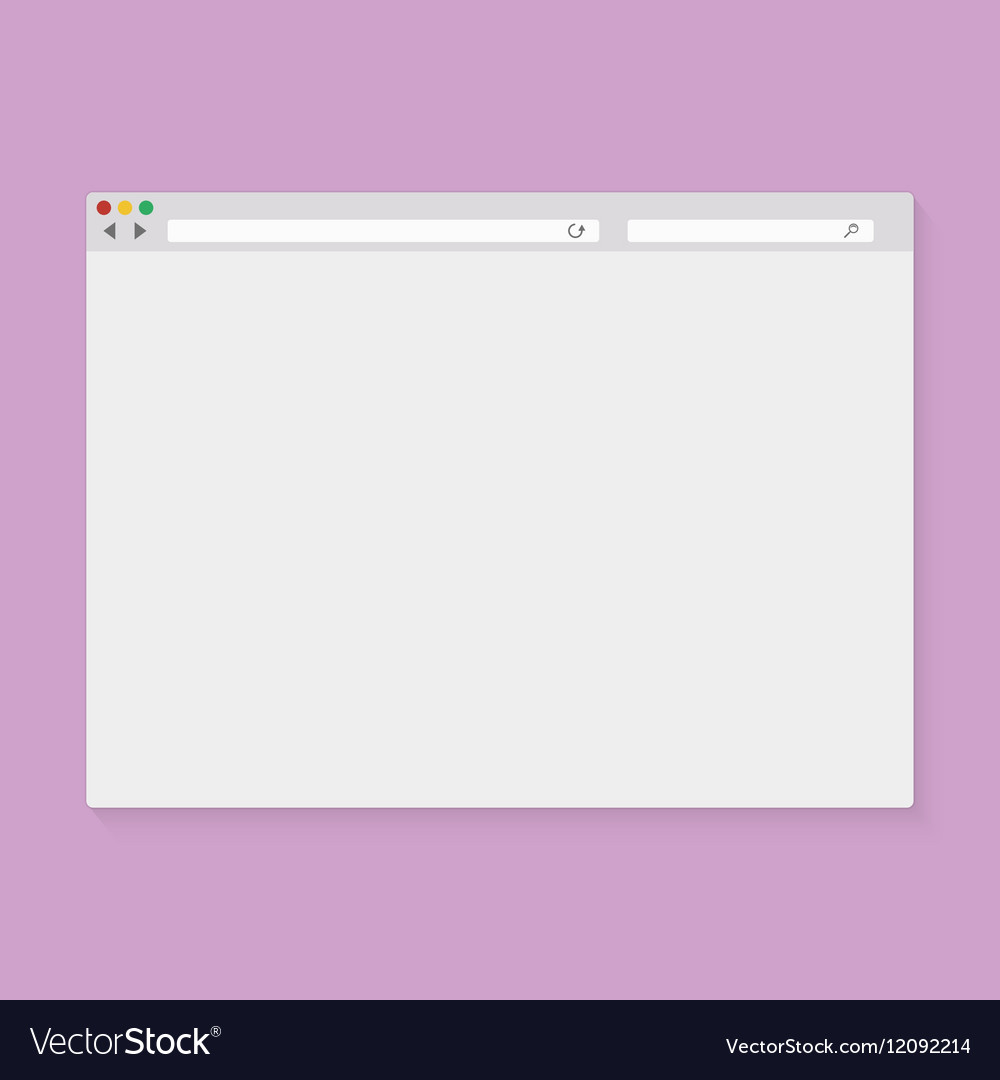 Browser window Royalty Free Vector Image - VectorStock