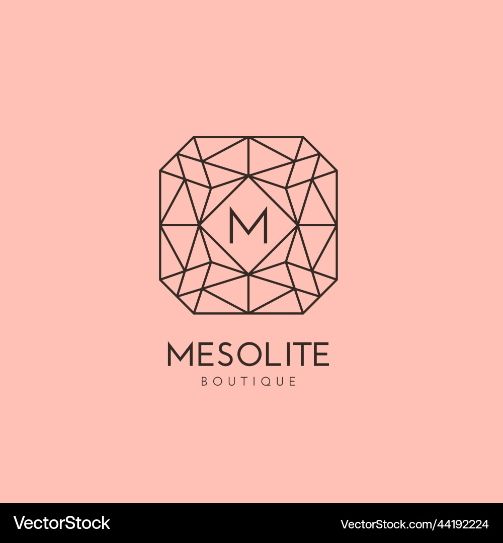 Crystal logo Royalty Free Vector Image - VectorStock