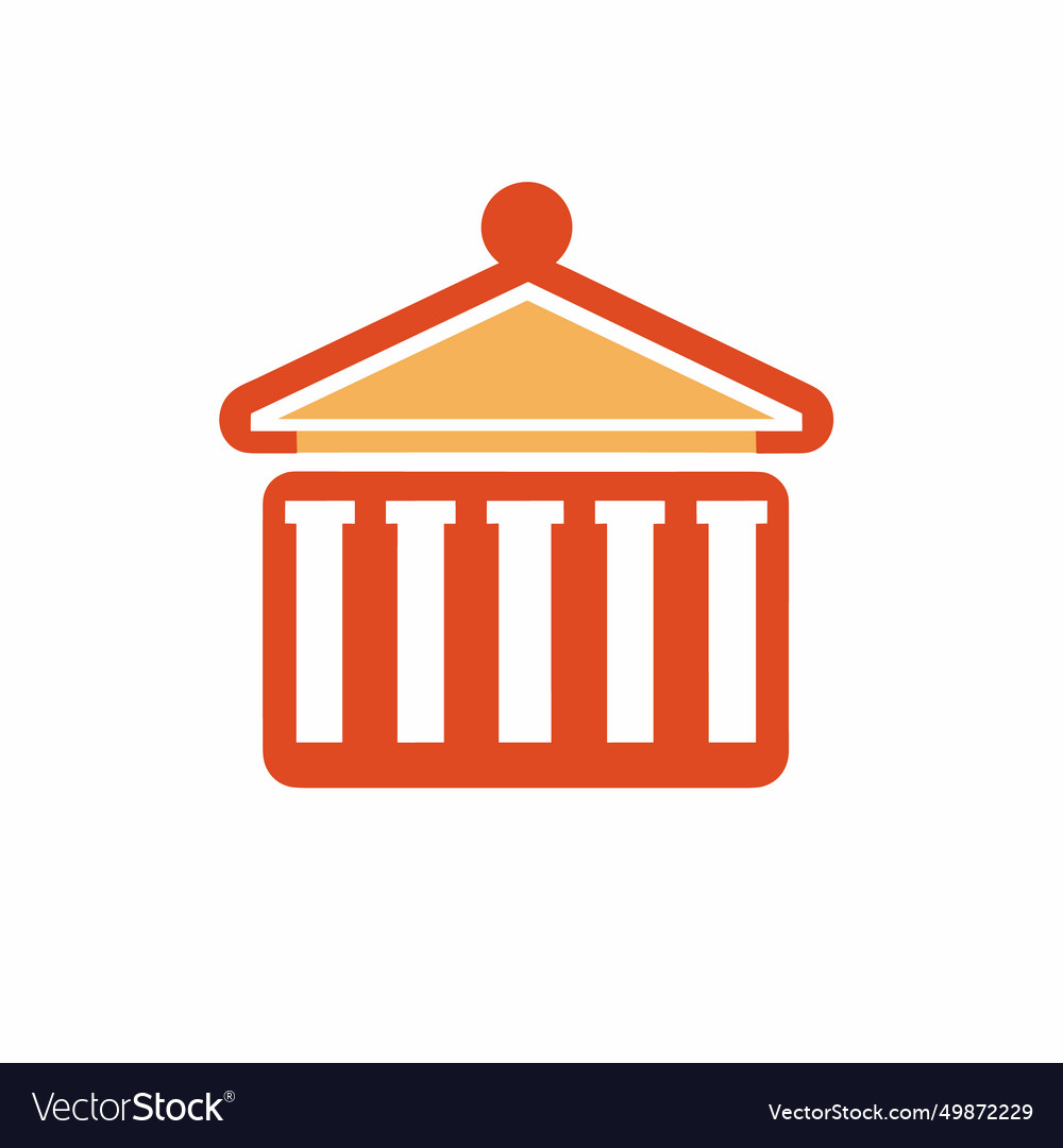 Aligning business objectives filled colorful logo Vector Image Aligning business objectives filled colorful logo Vector Image
