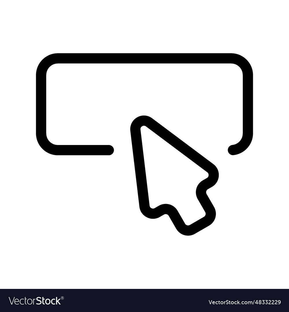 Button icon Royalty Free Vector Image - VectorStock