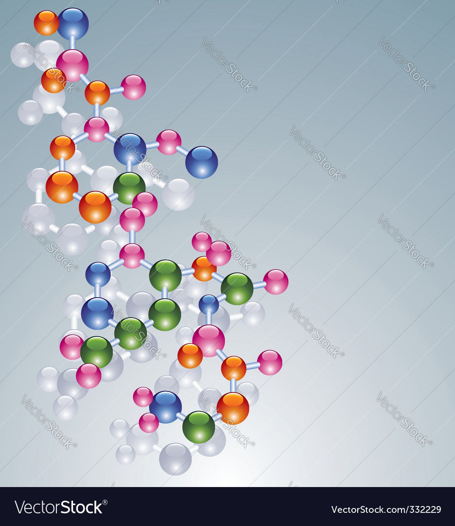 Molecules Royalty Free Vector Image - VectorStock