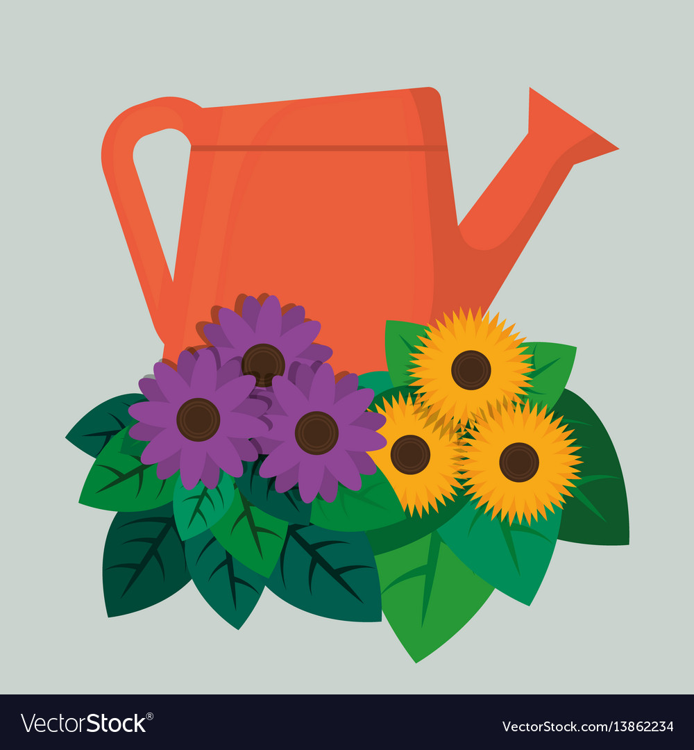 Gardening concept design Royalty Free Vector Image