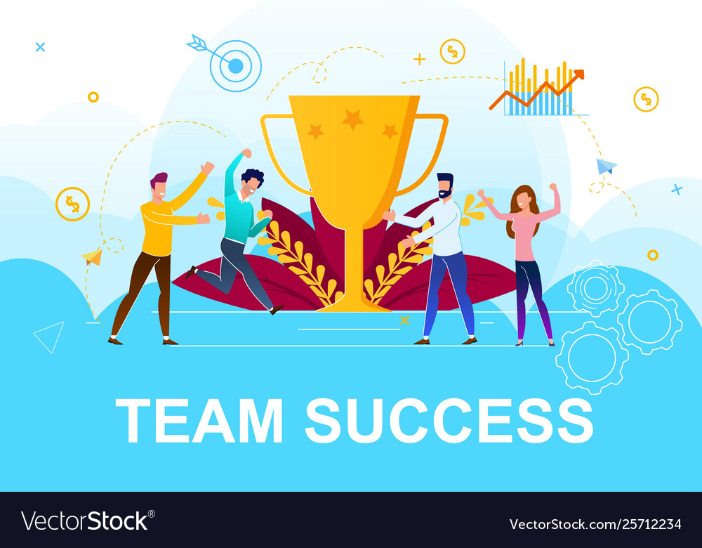 Time success landing page Royalty Free Vector Image Time success landing page Royalty Free Vector Image