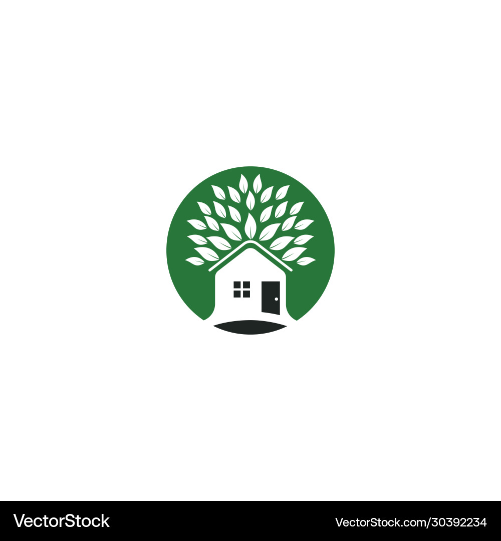 Tree house logo Royalty Free Vector Image - VectorStock