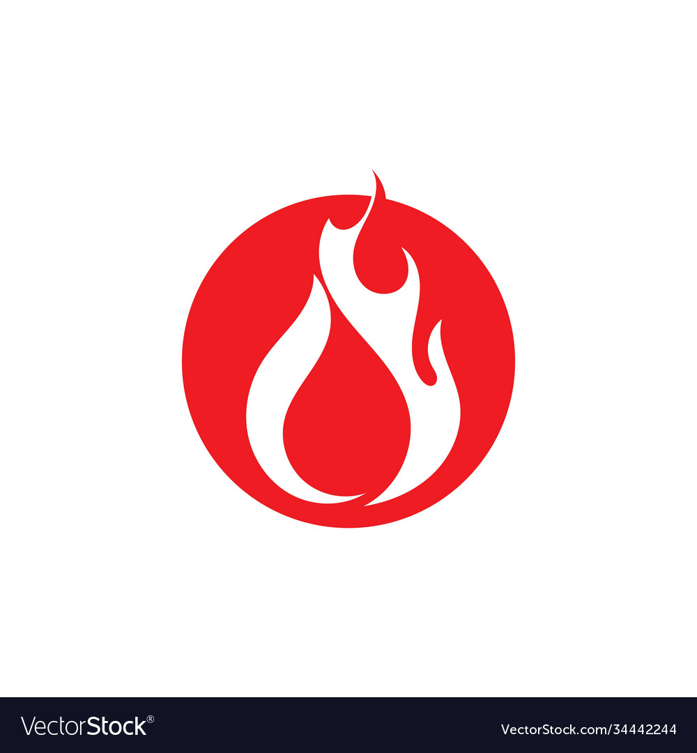 Fire logo design Royalty Free Vector Image - VectorStock