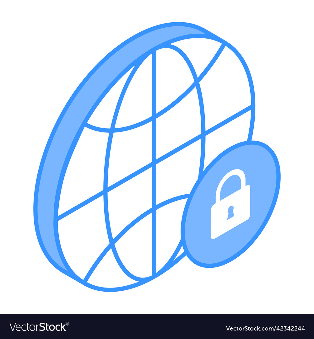 Secure Browsing Royalty Free Vector Image Vectorstock