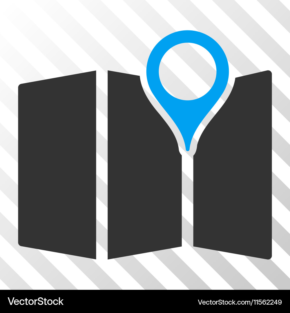 Map eps icon Royalty Free Vector Image - VectorStock