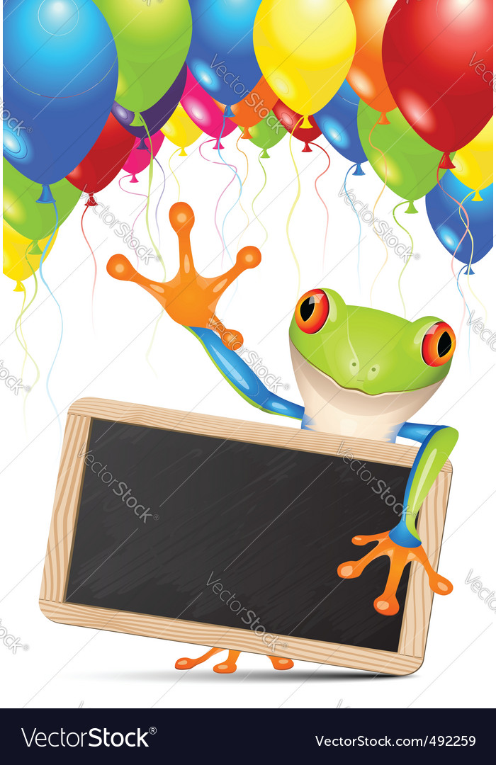 Tree frog Royalty Free Vector Image - VectorStock
