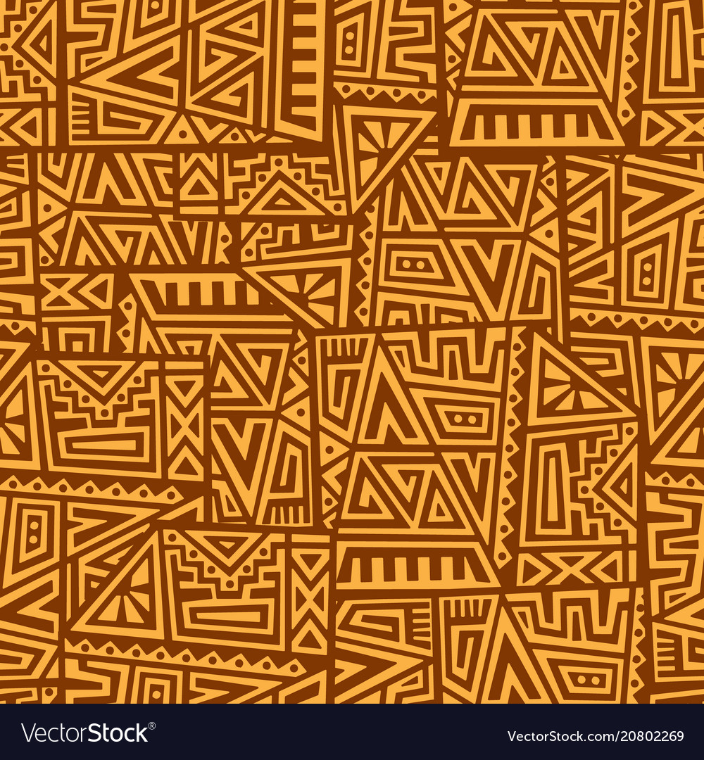 Creative seamless pattern Royalty Free Vector Image