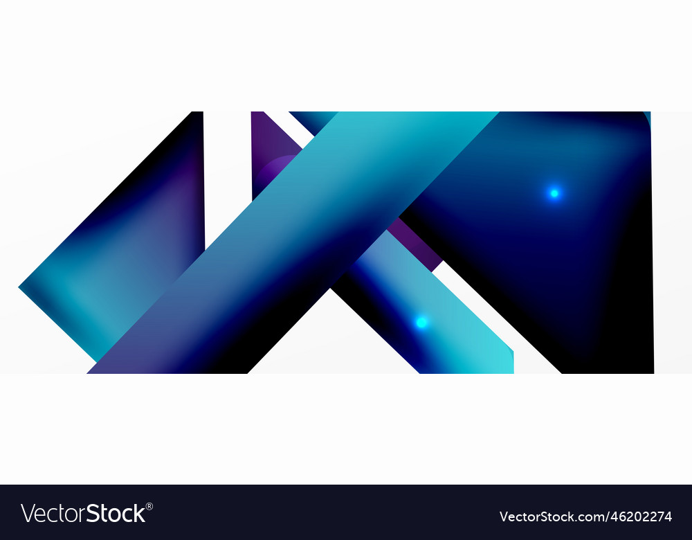 Abstract background simple color geometric shapes Vector Image