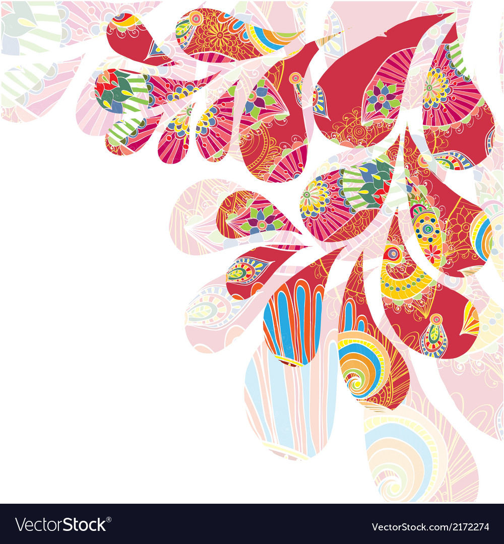Abstract colorful background with drops Royalty Free Vector Abstract colorful background with drops Royalty Free Vector