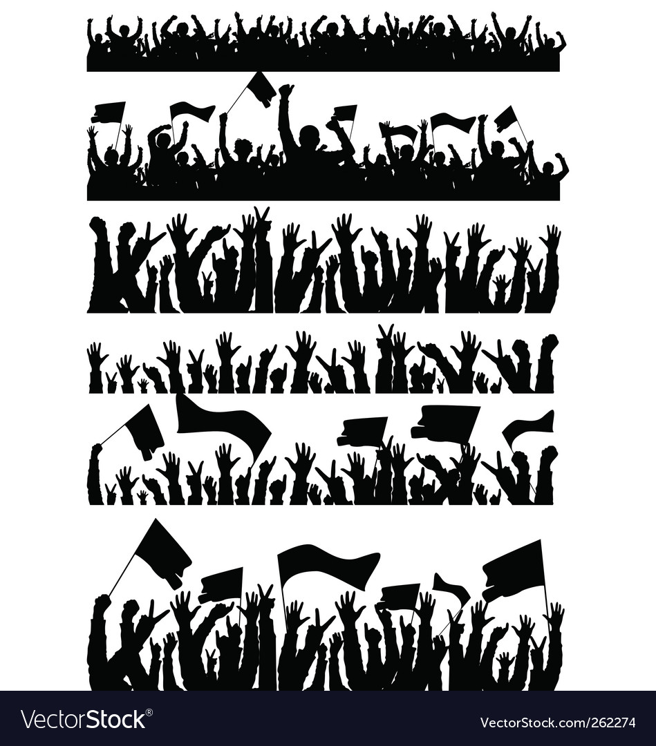 Crowd 2 Royalty Free Vector Image - VectorStock