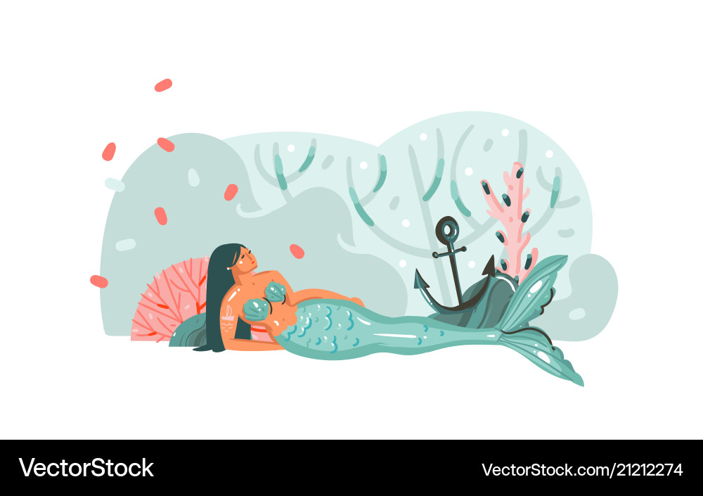 Hand drawn abstract cartoon graphic Royalty Free Vector