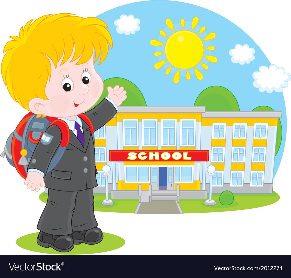Schoolboy Royalty Free Vector Image - VectorStock