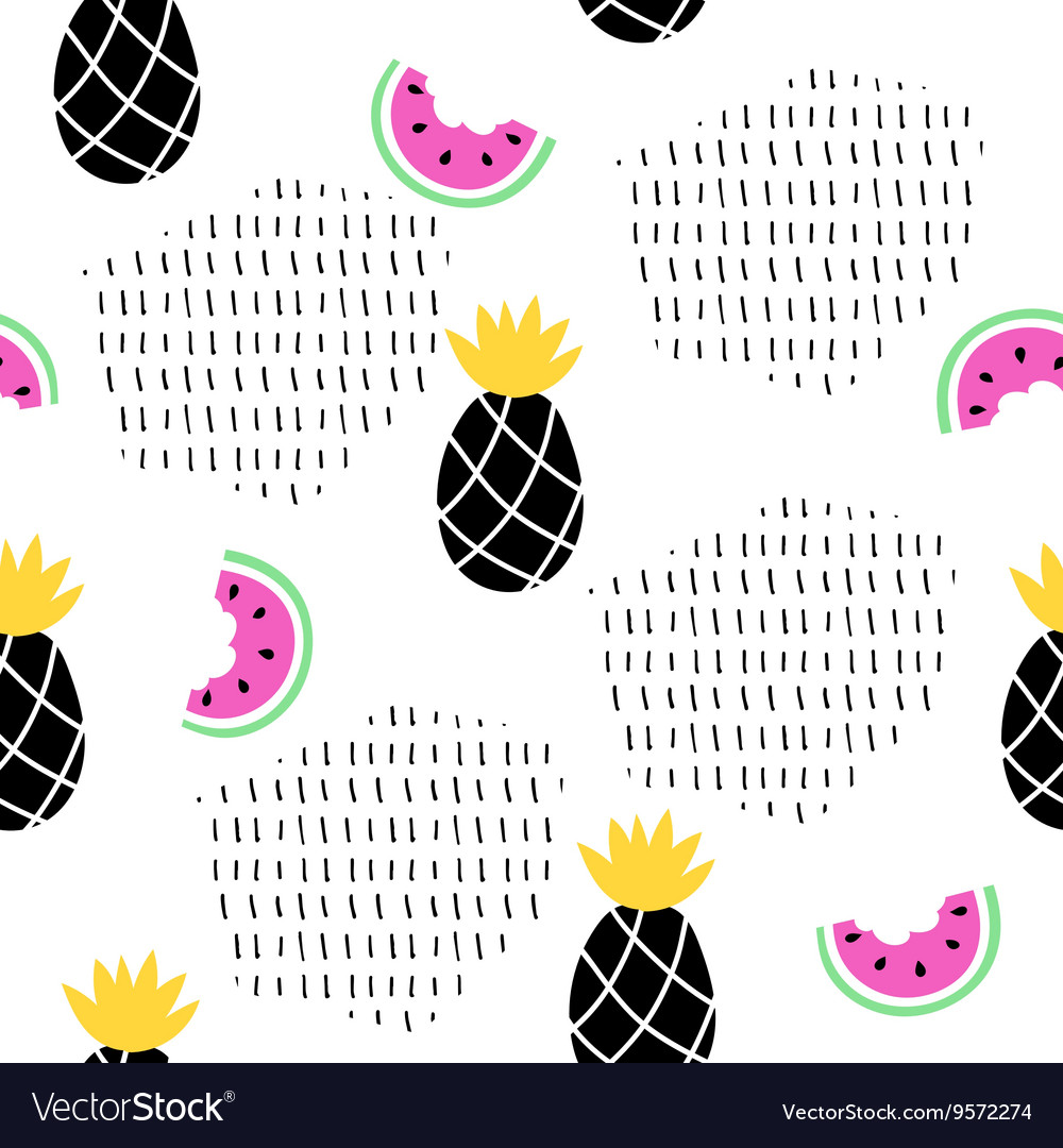 Seamless summer pattern Royalty Free Vector Image