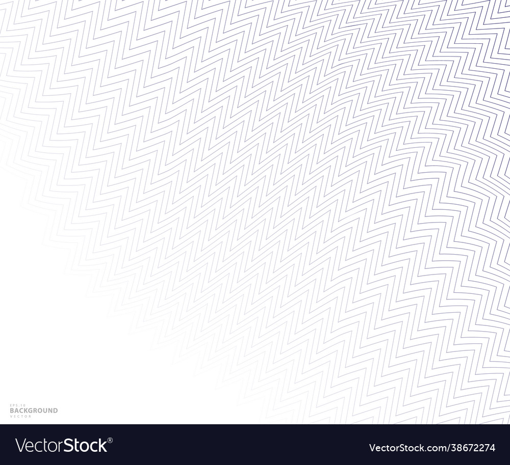 Wave Line And Wavy Zigzag Pattern Lines Abstract Vector Image