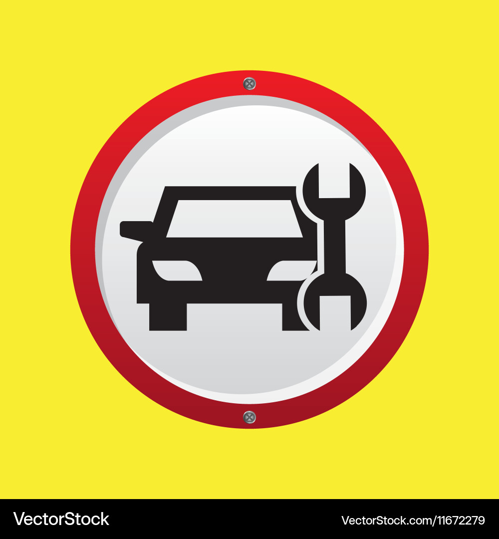 Insurance car support tool graphic Royalty Free Vector Image
