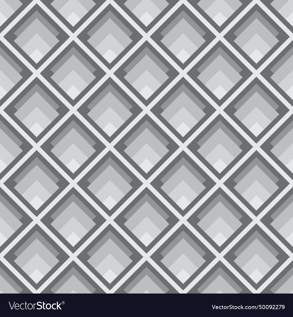 Monochrome square seamless pattern background Vector Image