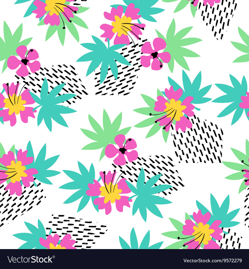 Seamless summer pattern Royalty Free Vector Image
