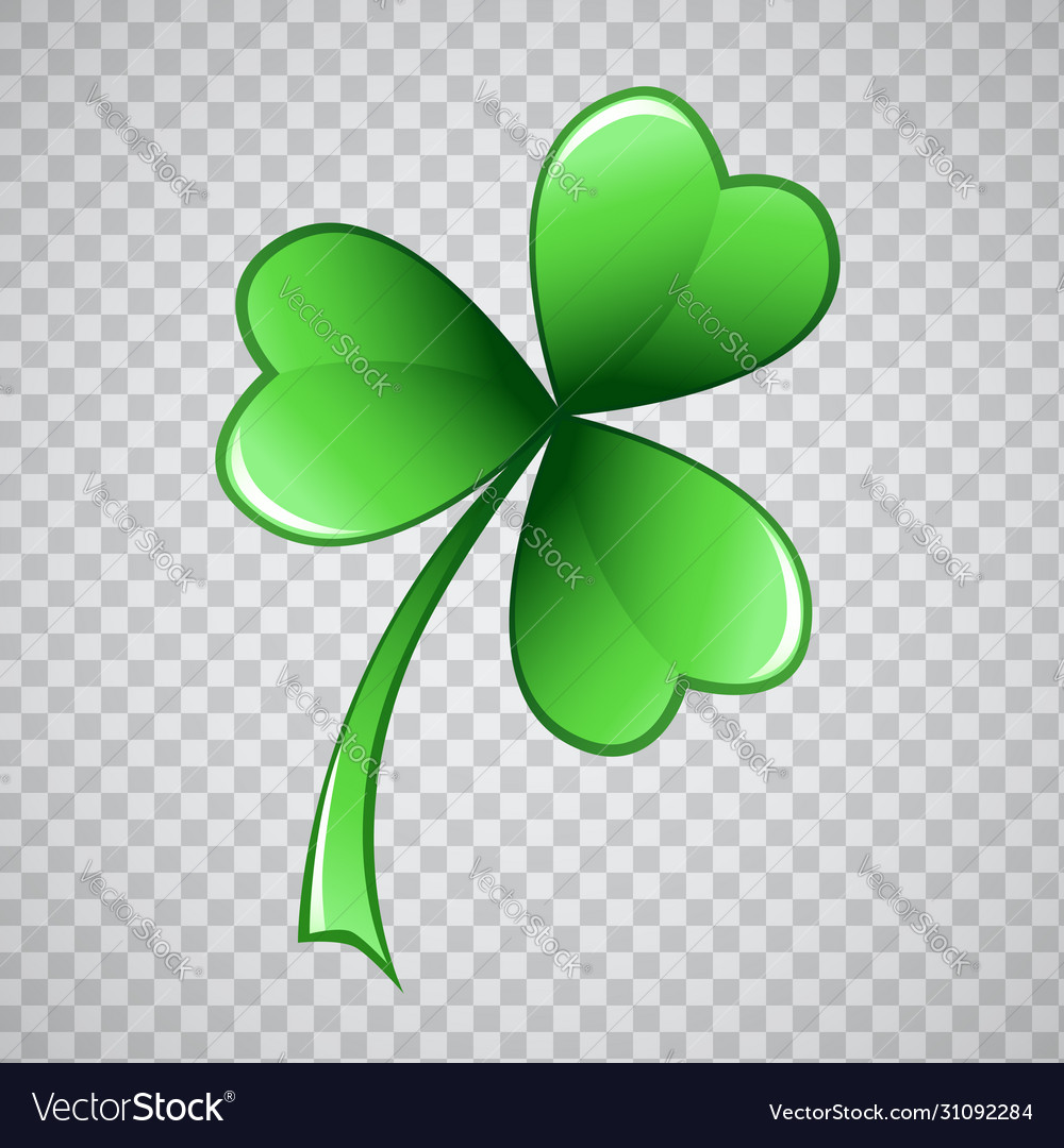 Clover leaf design element Royalty Free Vector Image