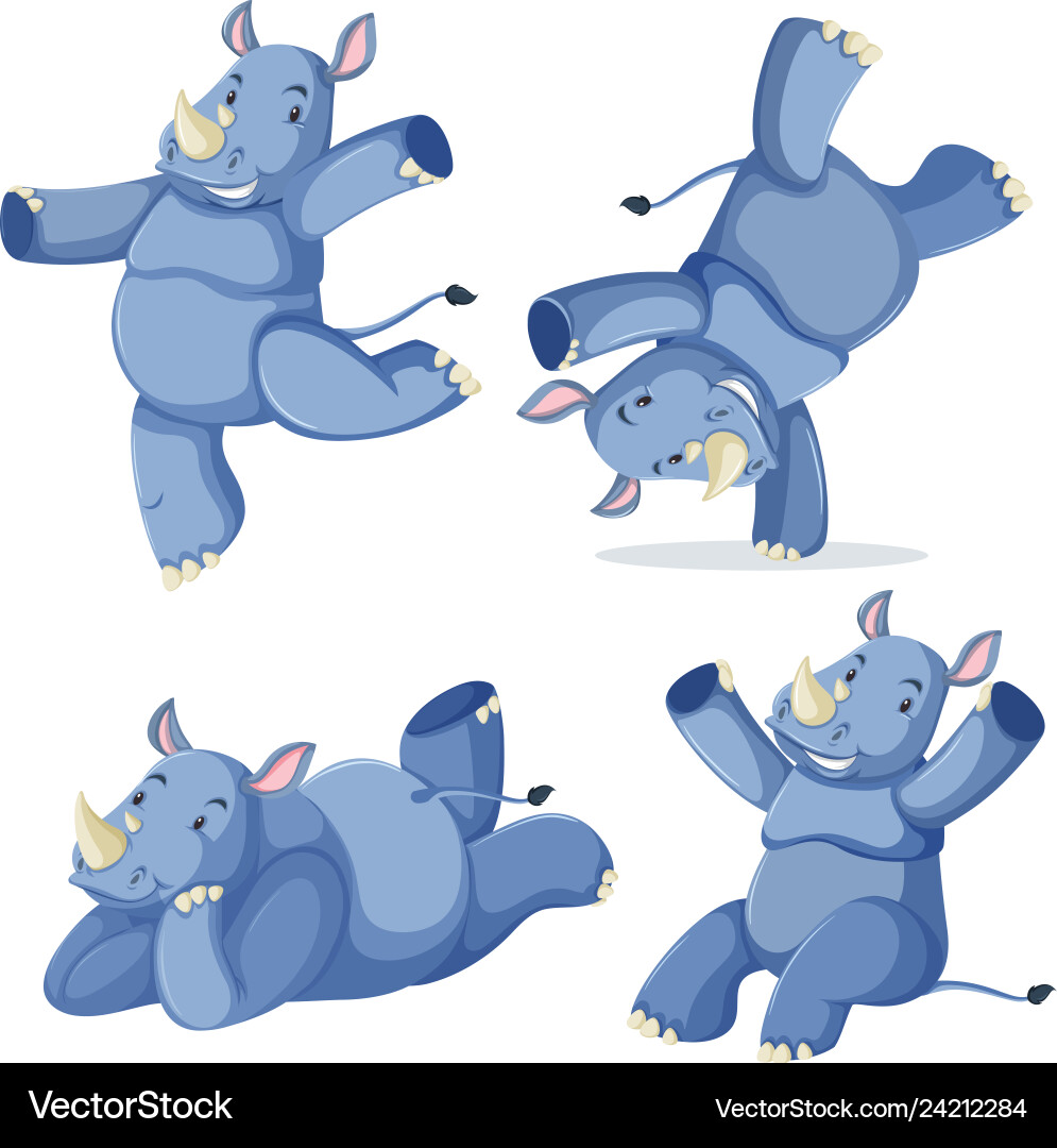 Set of nature character Royalty Free Vector Image