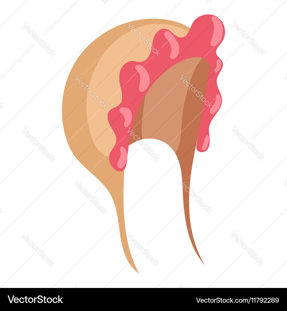 Baby sleeping cap icon cartoon style Royalty Free Vector