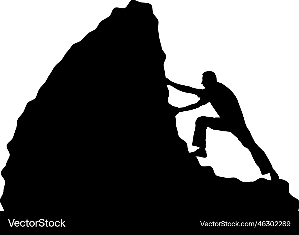Climbing Royalty Free Vector Image - VectorStock
