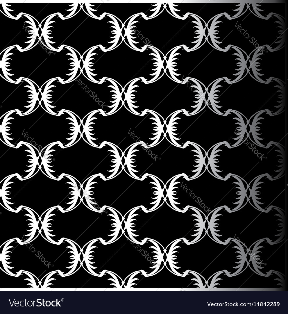 Pattern classic black patterned Royalty Free Vector Image