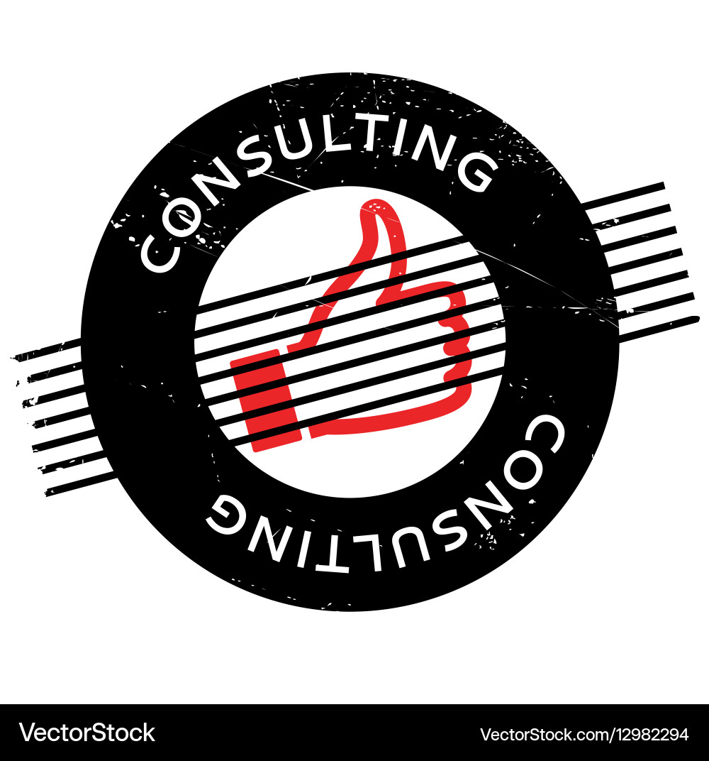 Consulting rubber stamp Royalty Free Vector Image