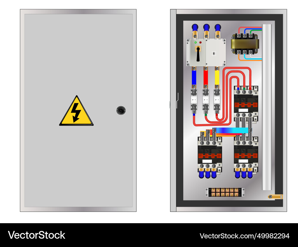 Control panel production Royalty Free Vector Image