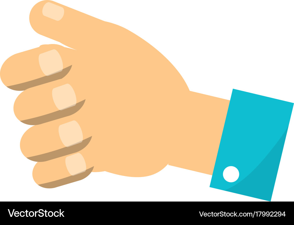 Hand Royalty Free Vector Image - VectorStock