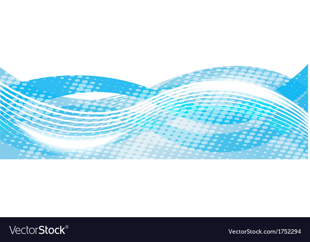 Horizontal abstract blue background Royalty Free Vector