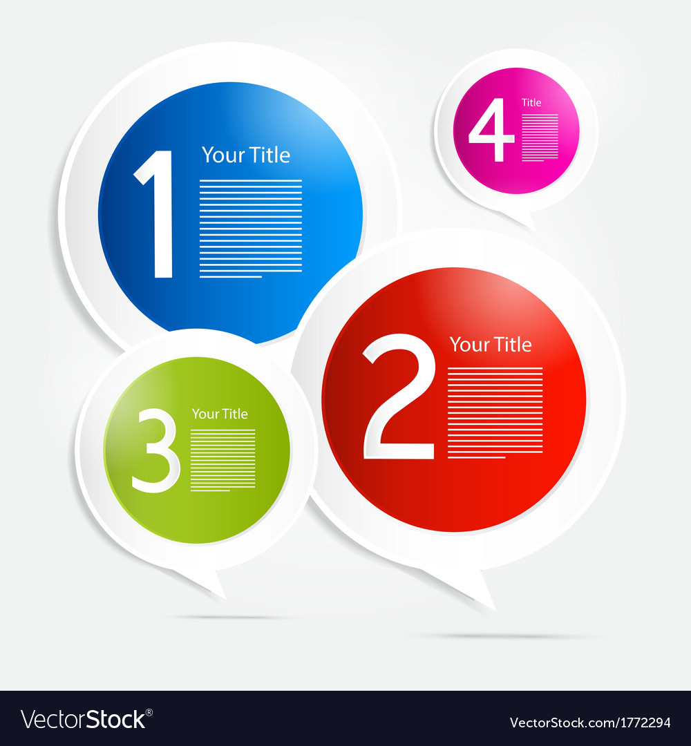 Progress Steps for Tutorial Infographics Vector Image