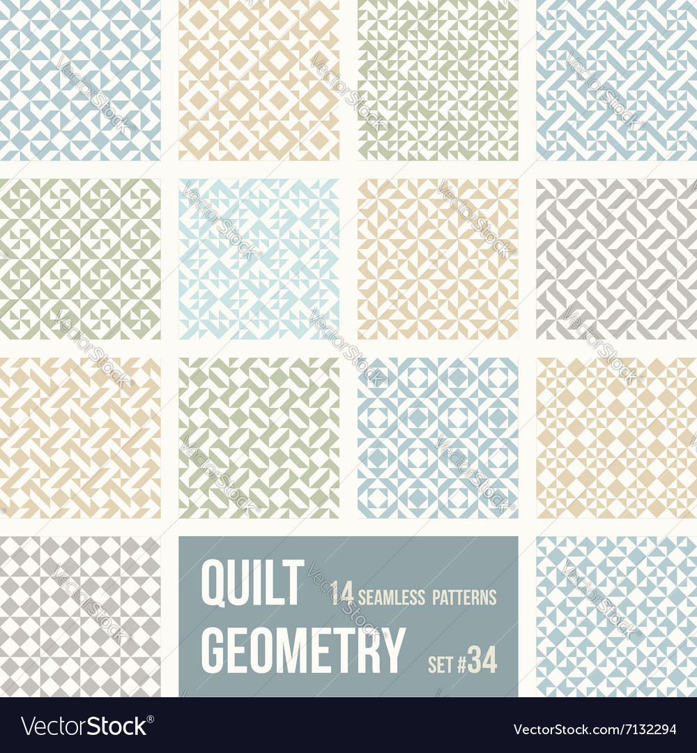 Set of 12 tiles with geometric patterns Royalty Free Vector