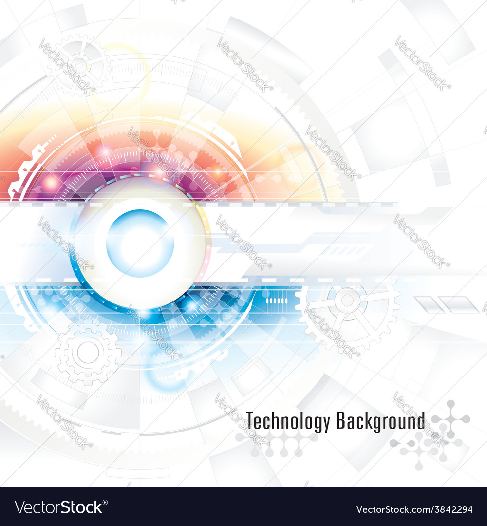 Tech background Royalty Free Vector Image - VectorStock