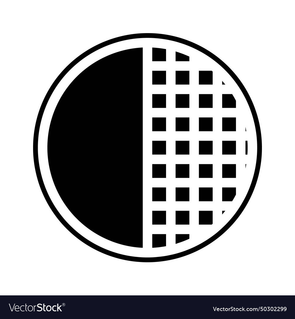 Contrast ratio ux ui design glyph icon Royalty Free Vector Contrast ratio ux ui design glyph icon Royalty Free Vector