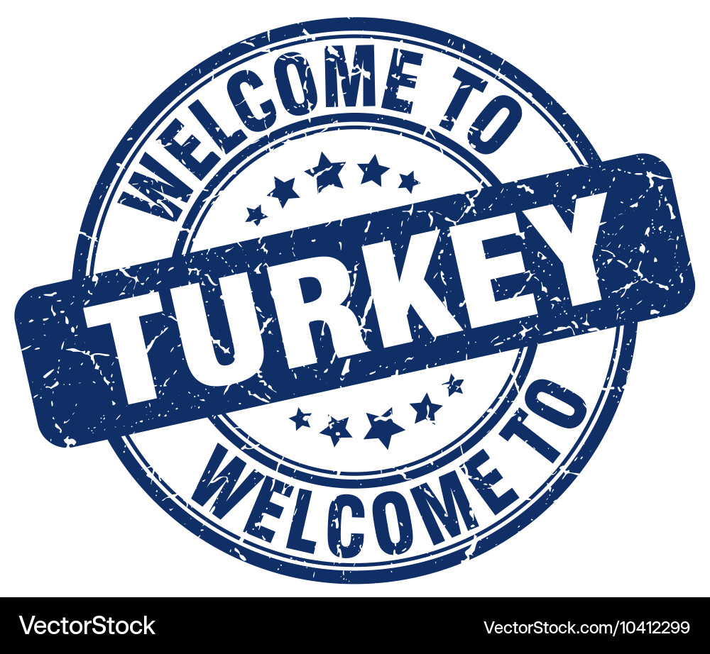 Welcome to turkey Royalty Free Vector Image - VectorStock