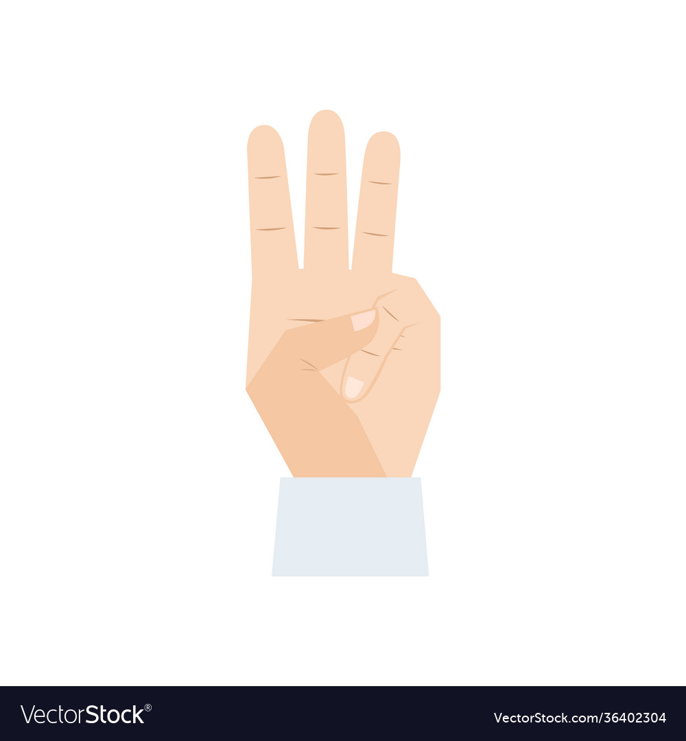 Hand flat icon Royalty Free Vector Image - VectorStock Hand flat icon Royalty Free Vector Image - VectorStock