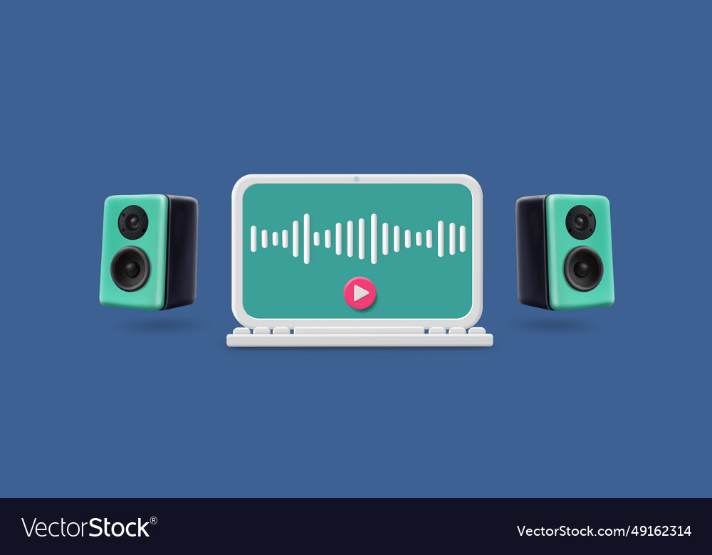 Music composer creating recording Royalty Free Vector Image