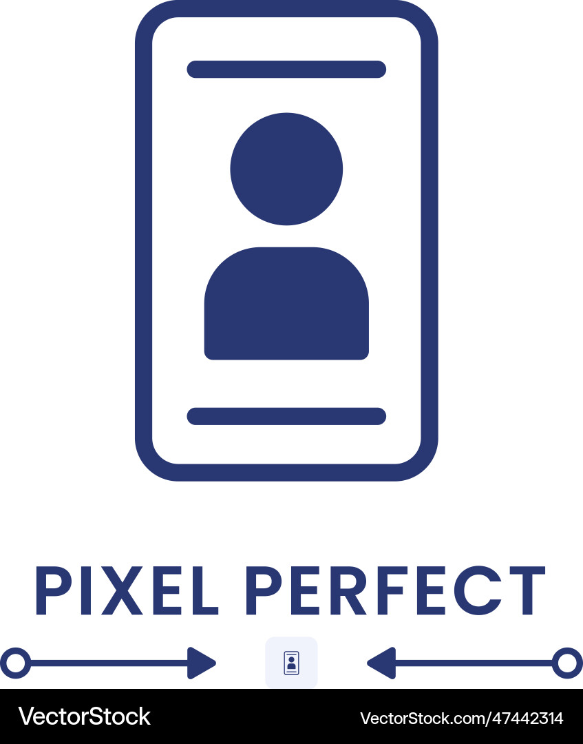 Personal profile black solid desktop icon Vector Image
