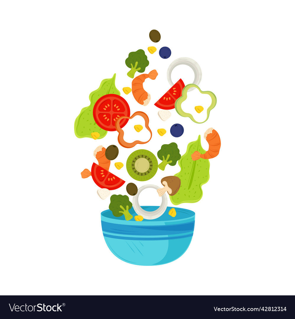 Vegetables healthy diet Royalty Free Vector Image