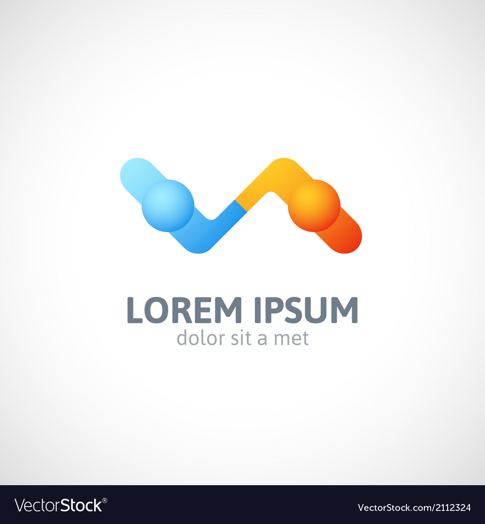 Handshake abstract logo design template Royalty Free Vector Handshake abstract logo design template Royalty Free Vector