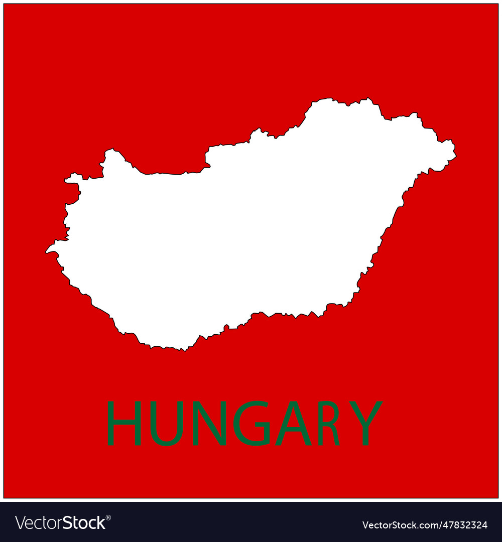 Hungary map icon Royalty Free Vector Image - VectorStock Hungary map icon Royalty Free Vector Image - VectorStock