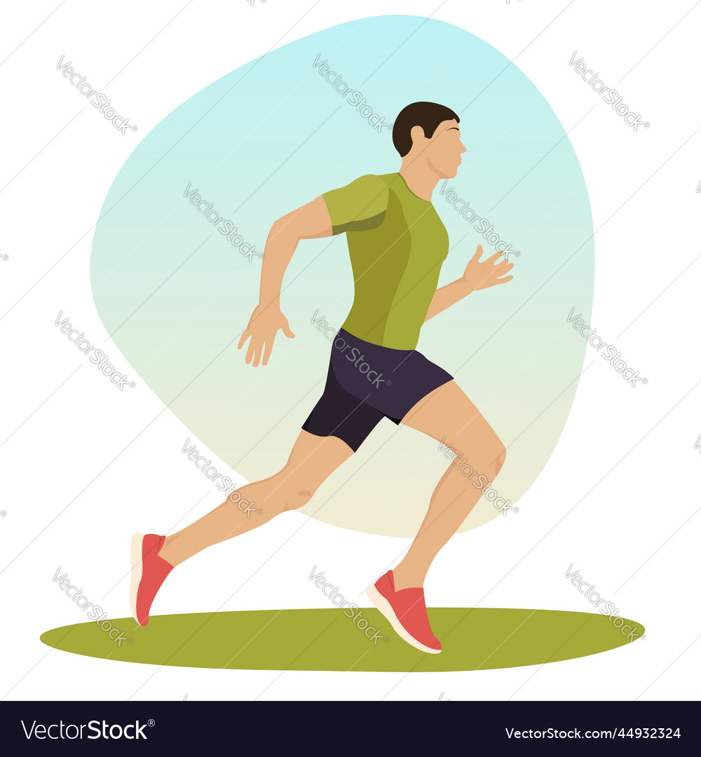 Runner Royalty Free Vector Image - VectorStock Runner Royalty Free Vector Image - VectorStock