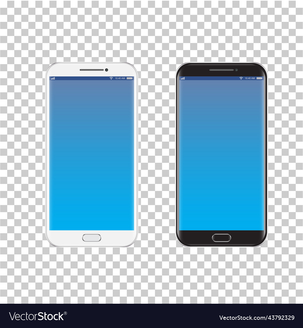 Smartphone mobile phone isolated realistic Vector Image